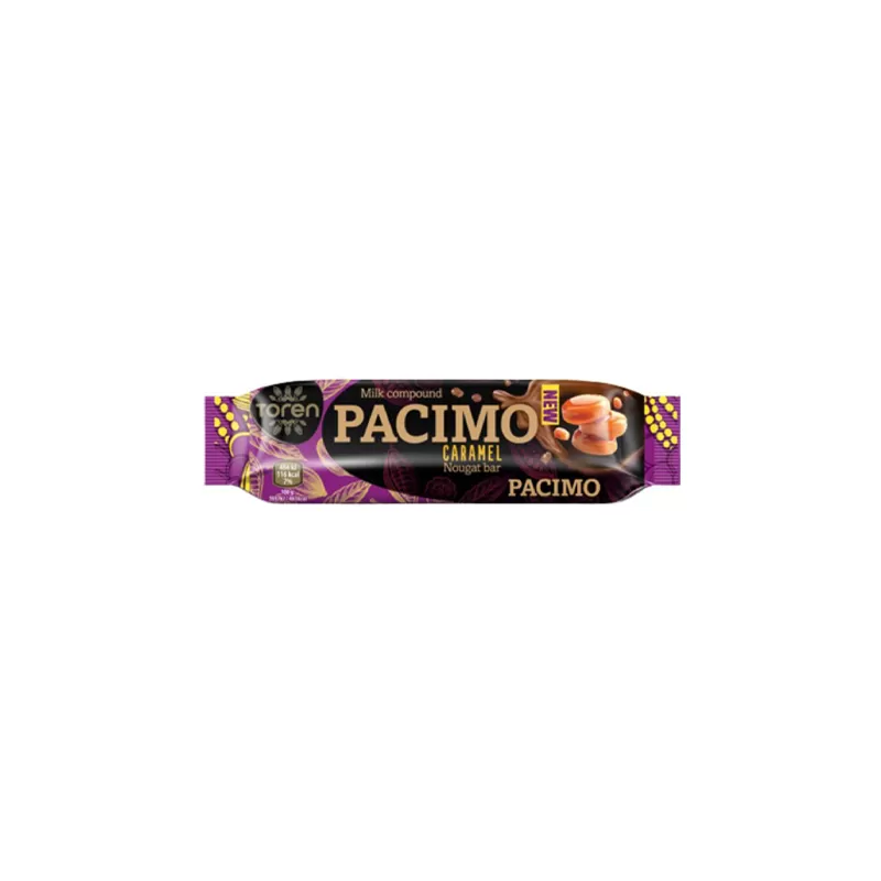 Pacimo baton de ciocolata cu nuga 18g Caramel