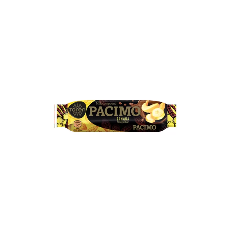 Pacimo baton de ciocolata cu nuga 18g Banane